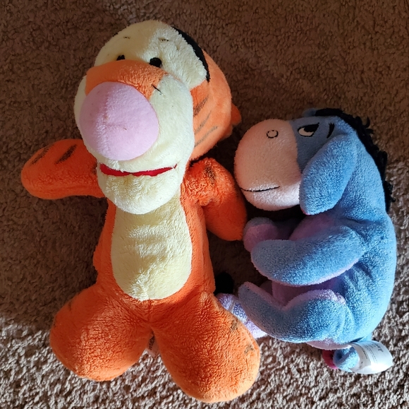 Disney | Toys | Disney Tigger Eeyore Stuff Toys | Poshmark